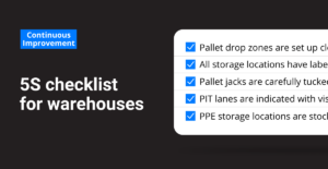 5S Checklist for Warehouse Operations - Frontline Data Solutions