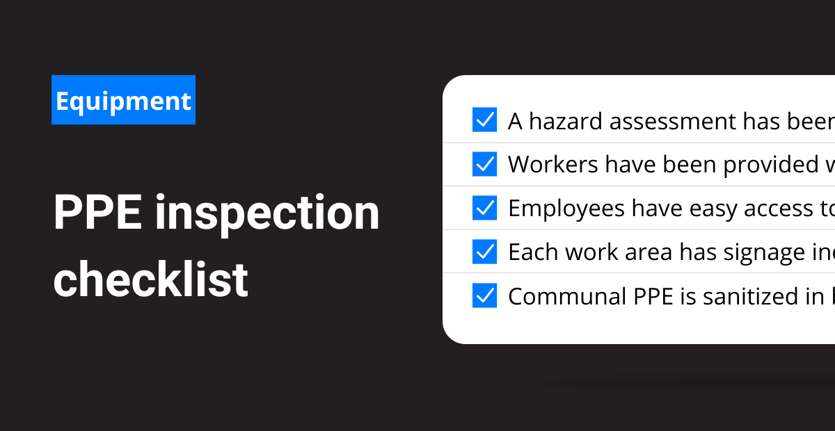 PPE Inspection Checklist Frontline Data Solutions