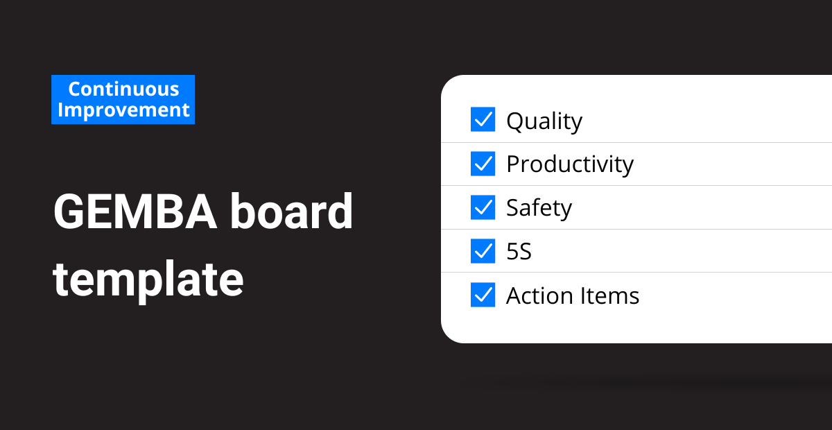 GEMBA Board Template Frontline Data Solutions