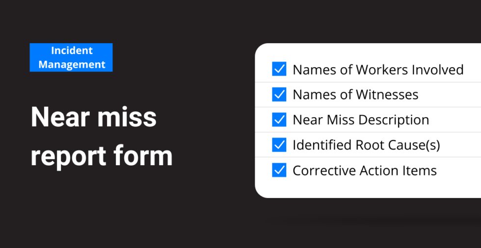 The basics of recording near misses [with examples] | Frontline Blog