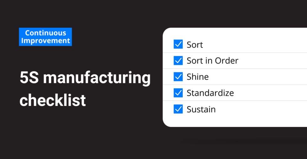 Techniques for Optimizing 5S in Manufacturing Processes