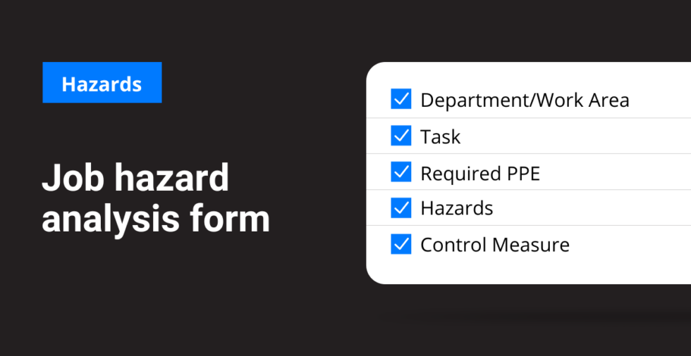 How to Conduct a Job Hazard Analysis: JHA Checklist