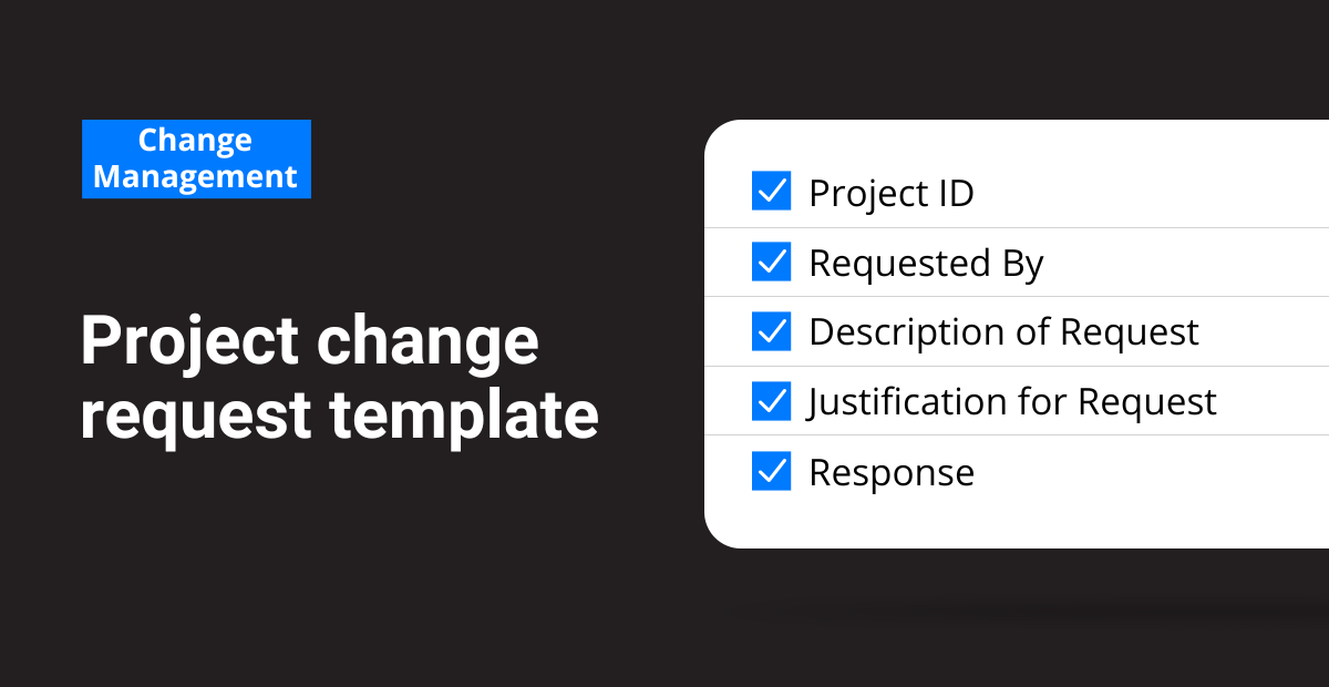 Project Change Request Template - Frontline Data Solutions