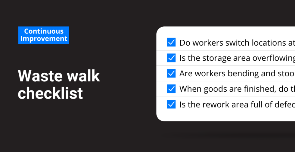 How to perfom an effective waste walk | Frontline Blog
