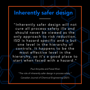 Process safety and environmental protection