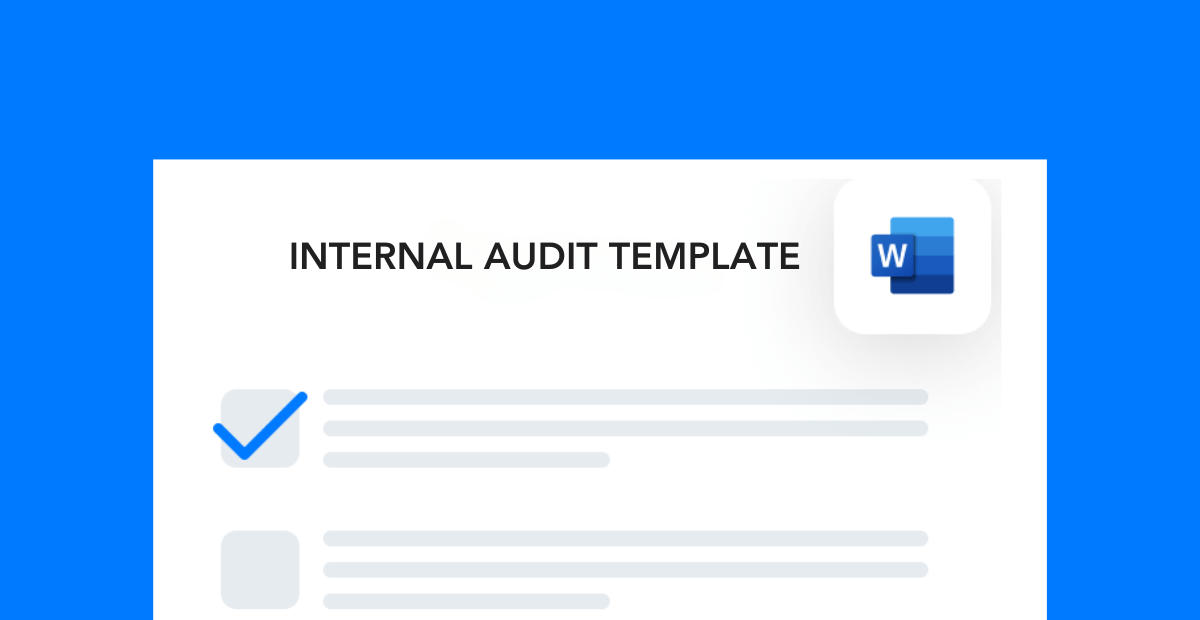 Internal Audit Template - Frontline Data Solutions